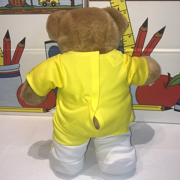 Build-A-Bear | Toys | Brown Teddy Yellow Power Ranger Plush Build A ...
